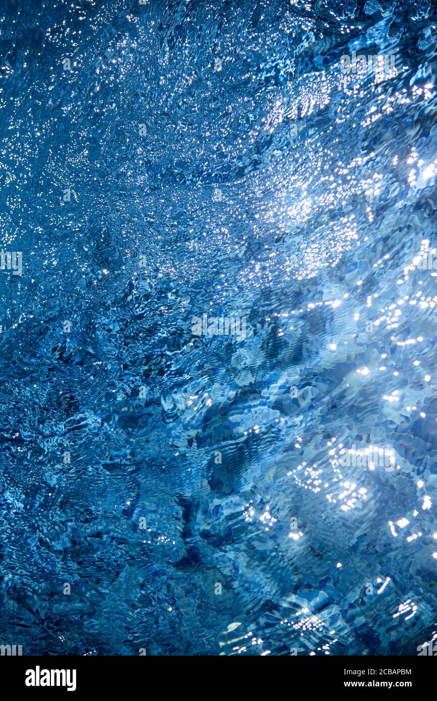 water moving with sunlight reflections Stock Photo - Alamy