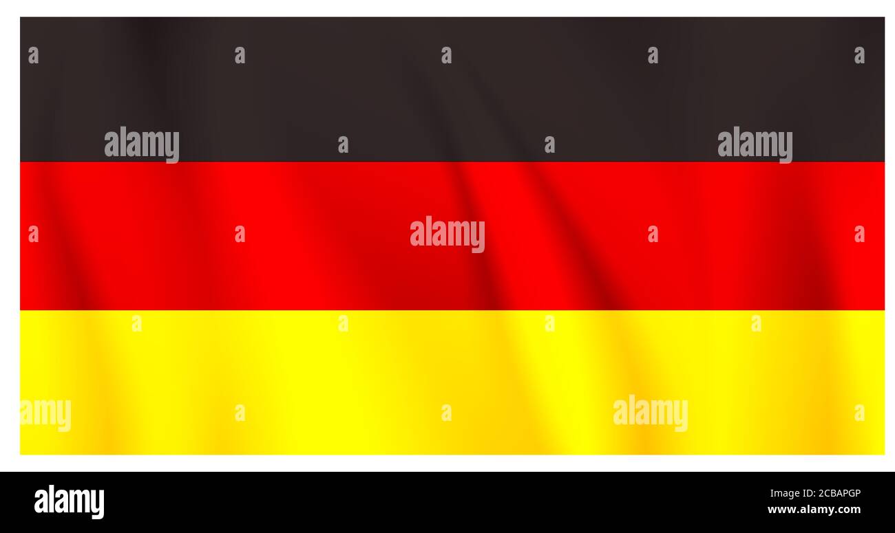 Flag germany federal republic Stock Vector Images - Alamy