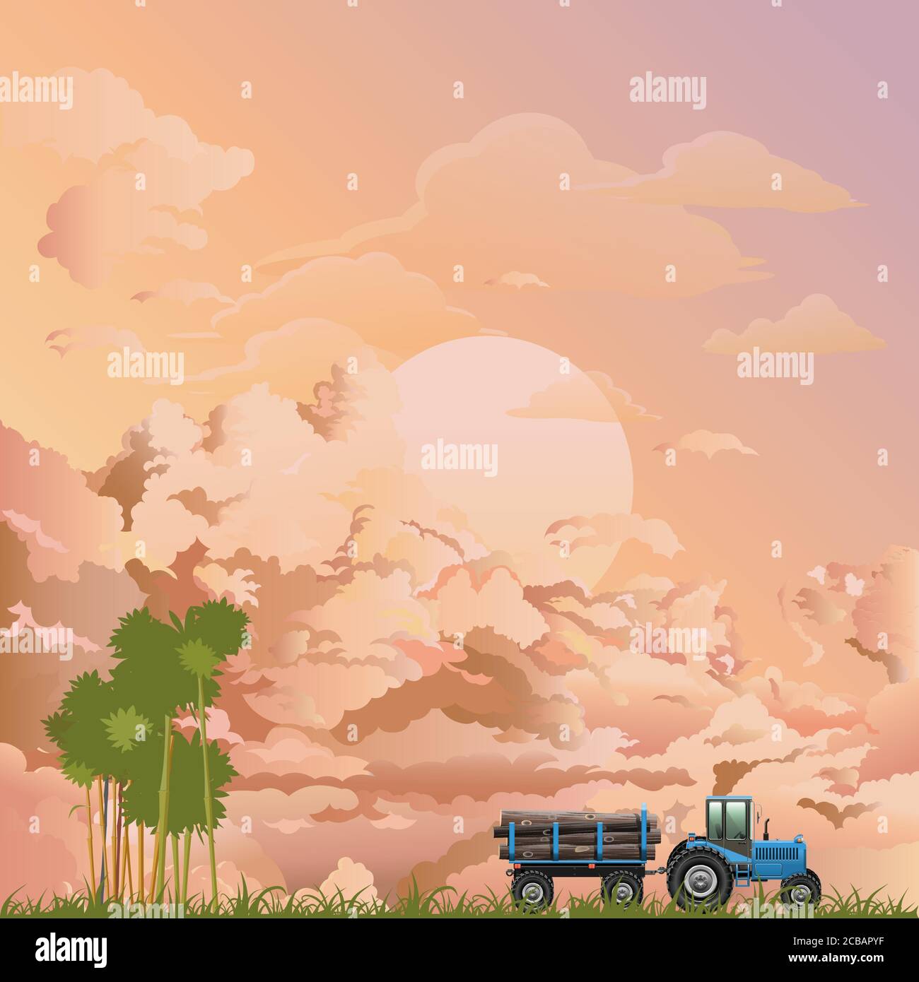 Habitat clearance Stock Vector Images - Alamy