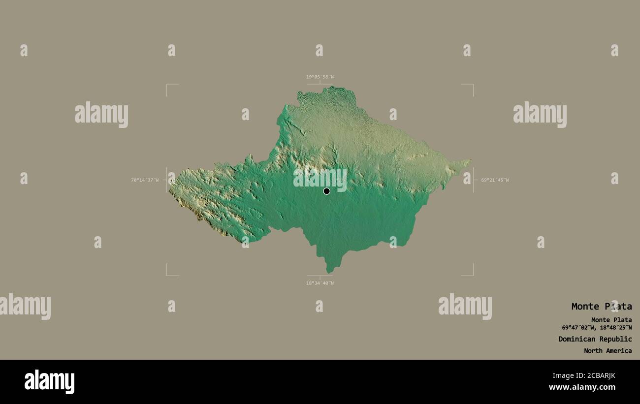 Monte plata map hi-res stock photography and images - Alamy