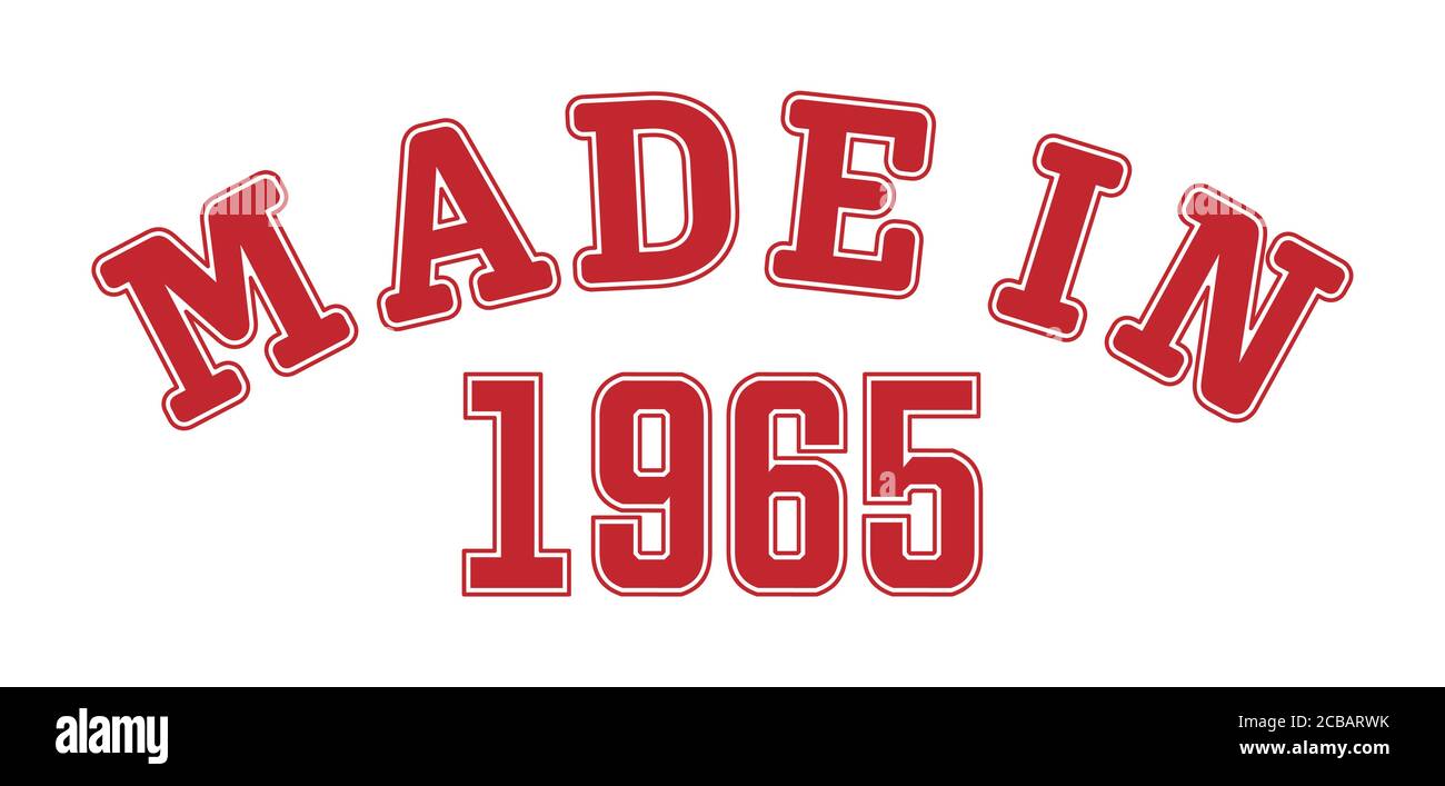 The year 1965 Stock Vector Images - Alamy