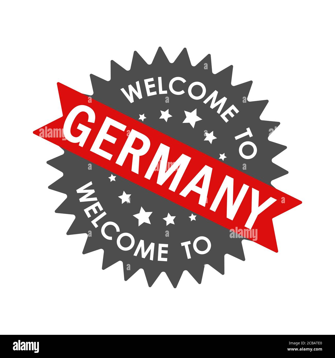 Welcome to germany Cut Out Stock Images & Pictures - Alamy