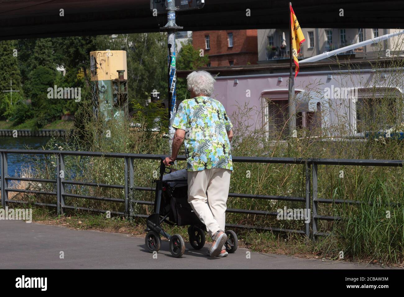 Rollator parking hi-res stock photography and images - Alamy