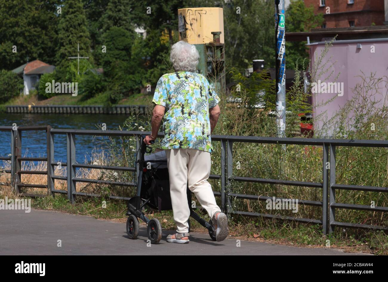 Rollator parking hi-res stock photography and images - Alamy