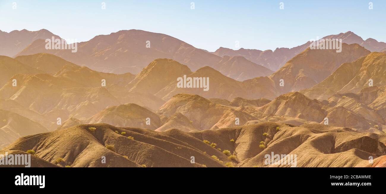 Countryside sunny day landscape scene at san juan province, argentina ...