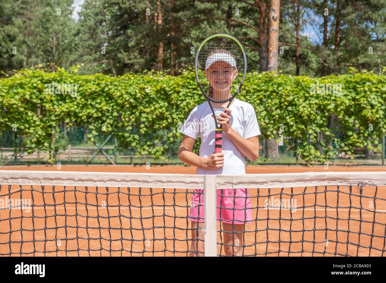 Girl racket hi-res stock photography and images - Alamy