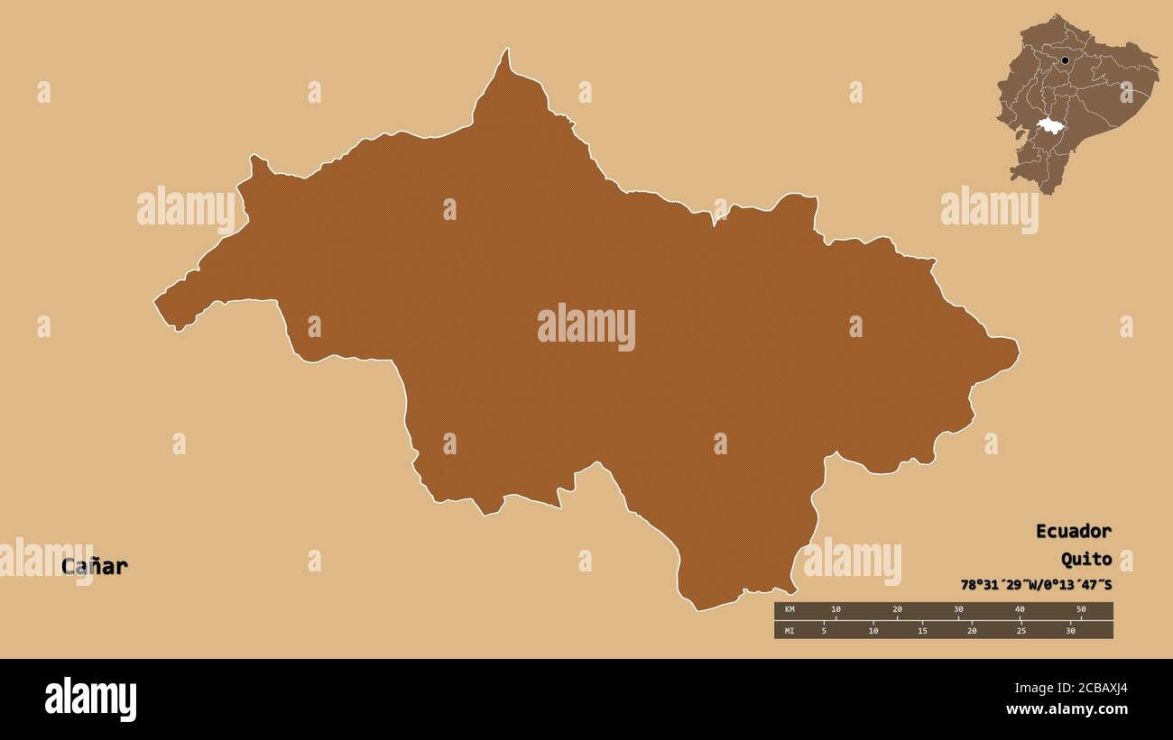 Cañar ecuador map hi-res stock photography and images - Alamy