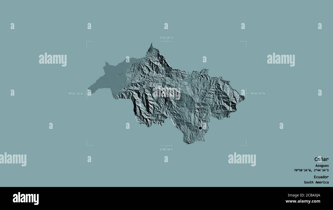 Cañar ecuador map hi-res stock photography and images - Alamy