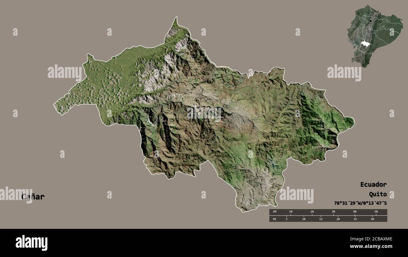 Cañar ecuador map hi-res stock photography and images - Alamy