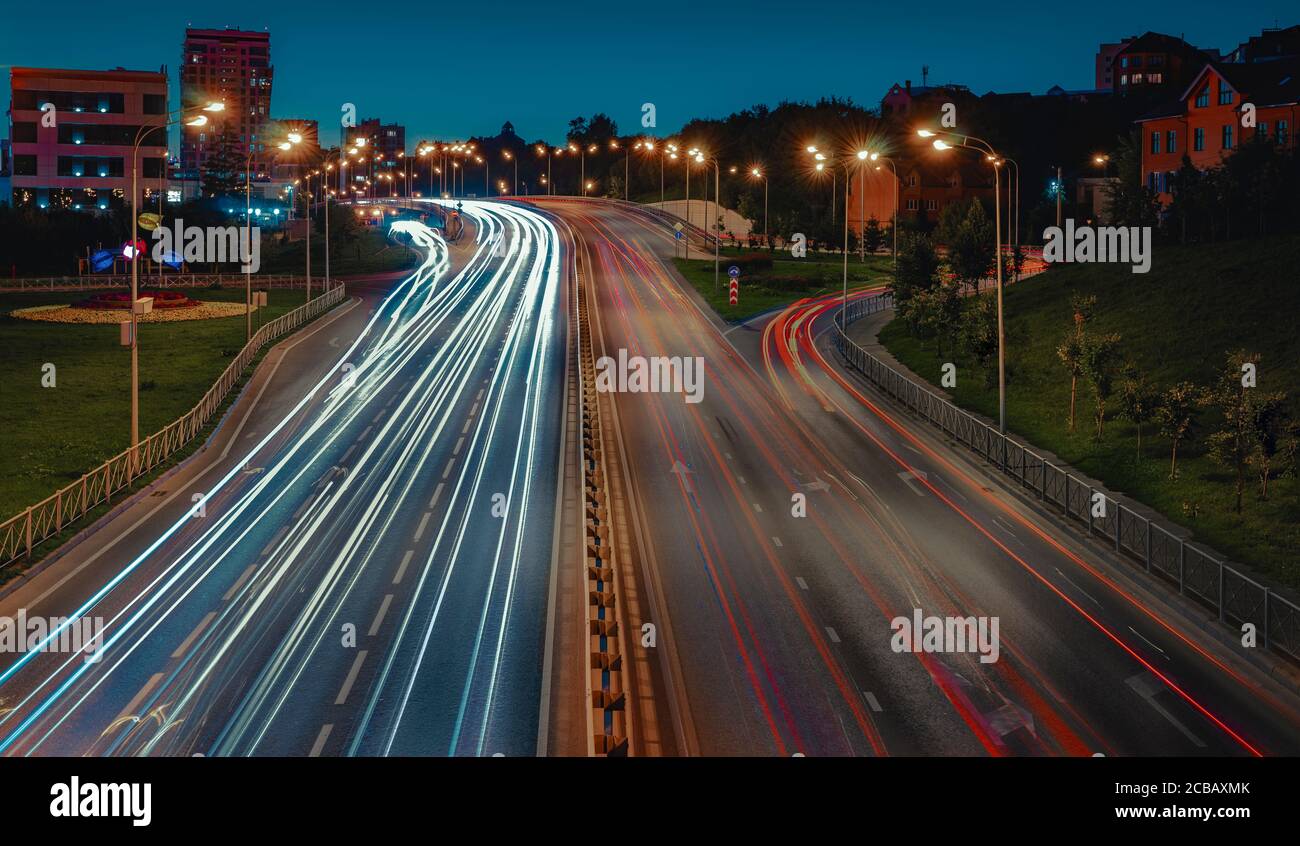 Abstract traffic lights on dark hi-res stock photography and images - Alamy