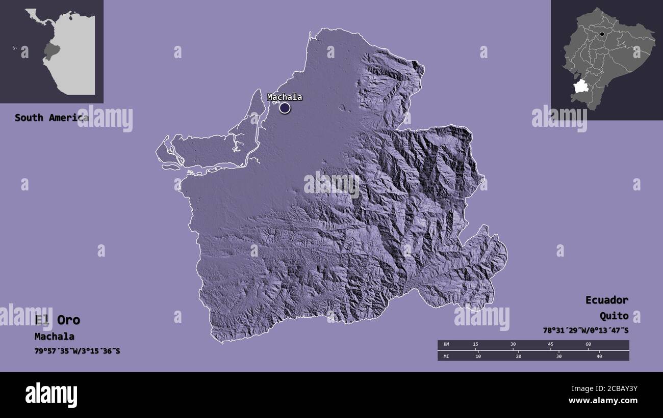 Machala map hi-res stock photography and images - Alamy