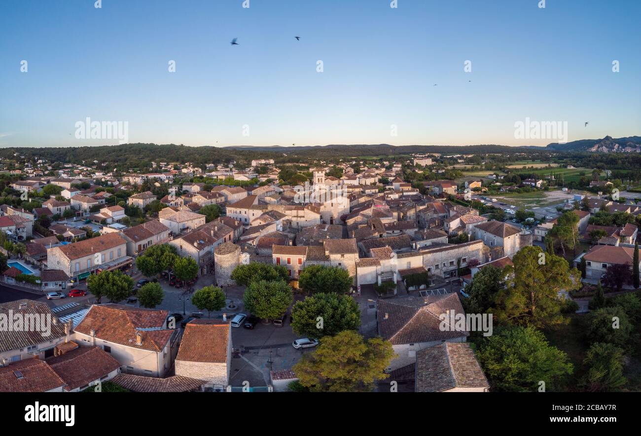 A medieval gate in a stone, historic defensive wall in the city of ...