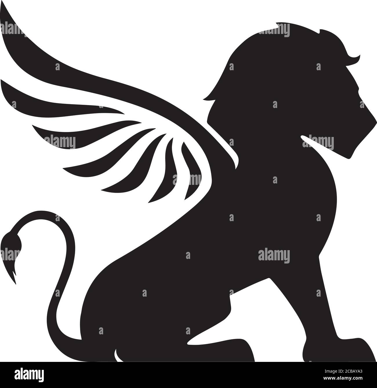 Vector illustration of griffin logo Stock Vector Image & Art - Alamy