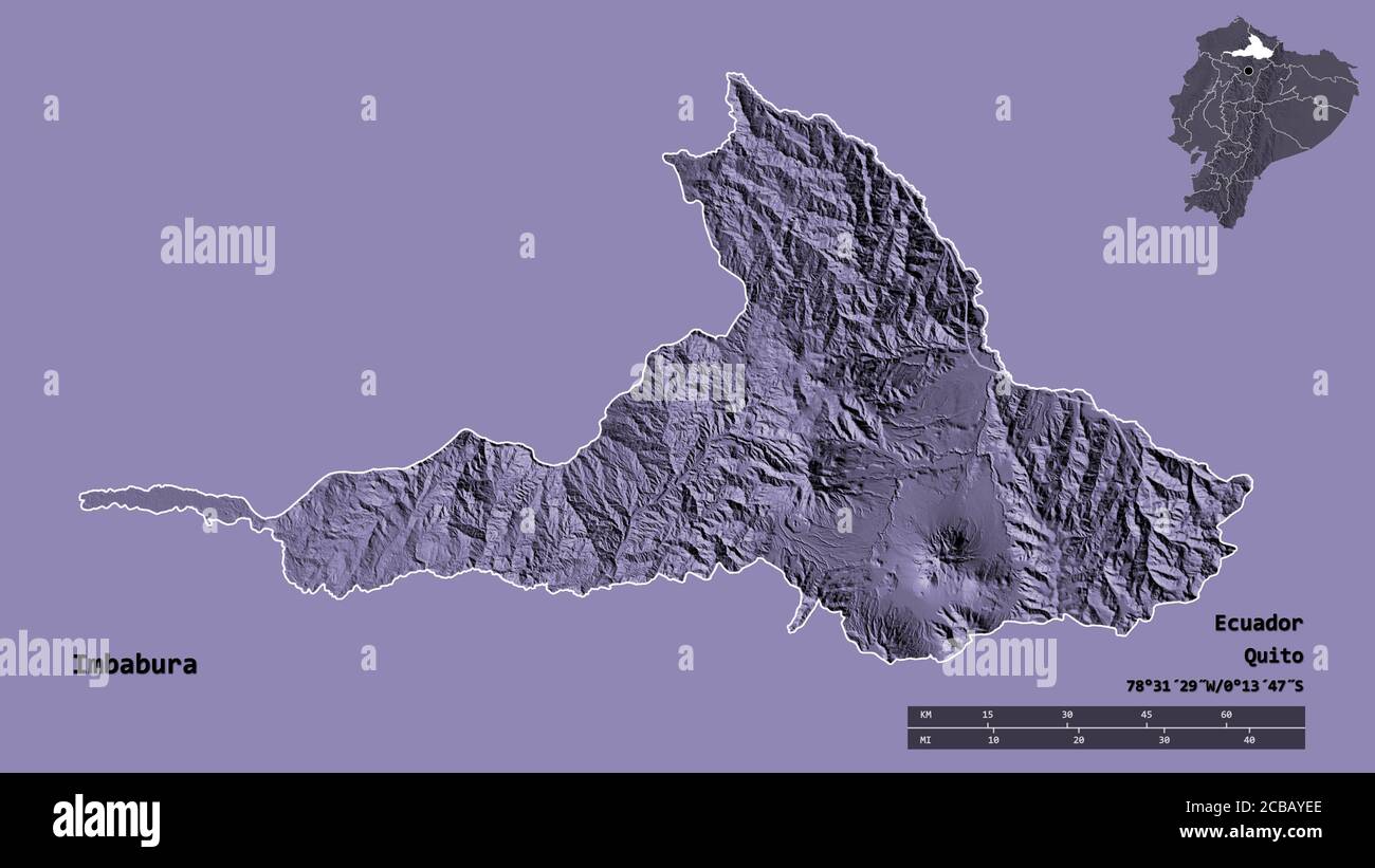 Map of ecuador imbabura hi-res stock photography and images - Alamy