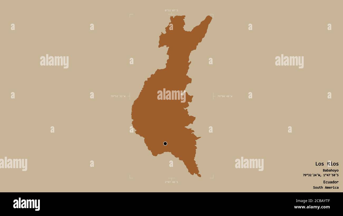 Map of ecuador los rios hi-res stock photography and images - Alamy
