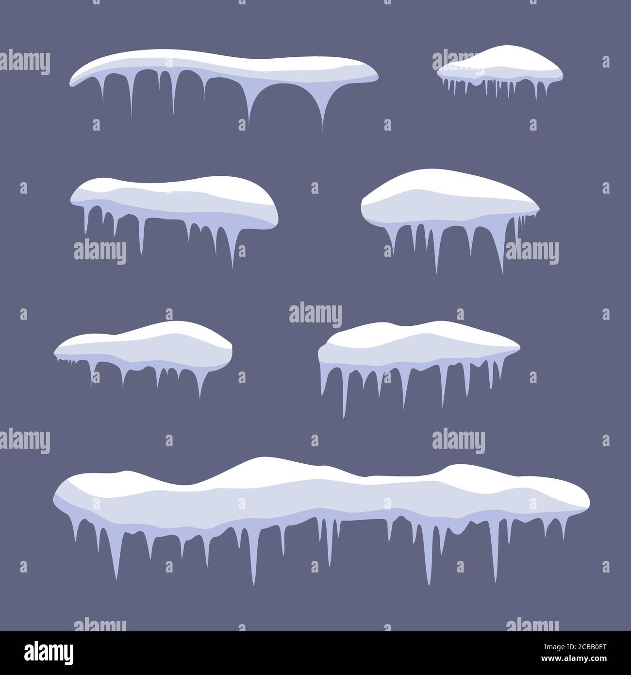 Snow caps winter snowy Stock Vector Images - Alamy