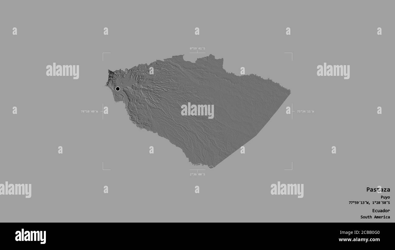 Pastaza map hi-res stock photography and images - Alamy