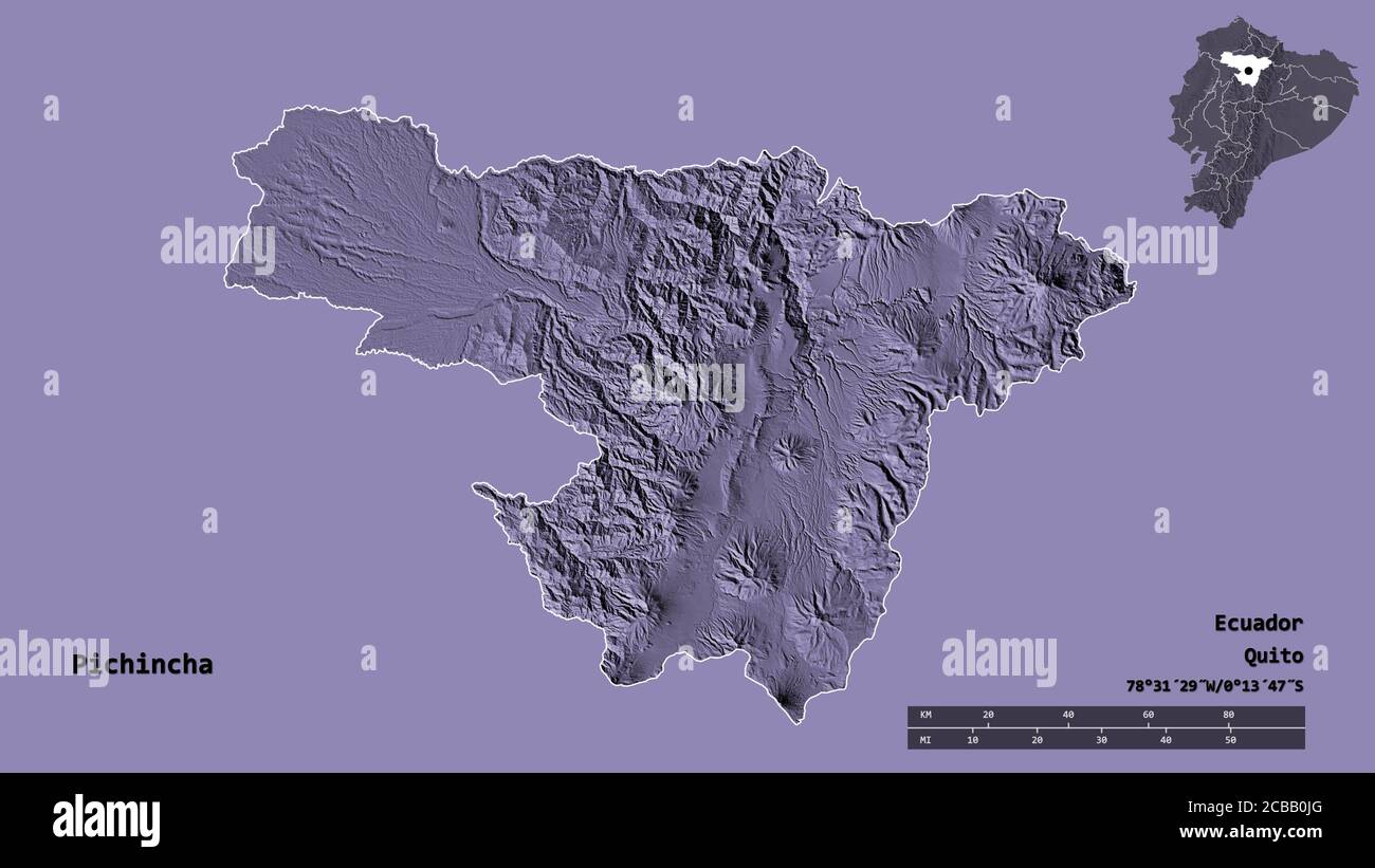 Map of ecuador pichincha hi-res stock photography and images - Alamy