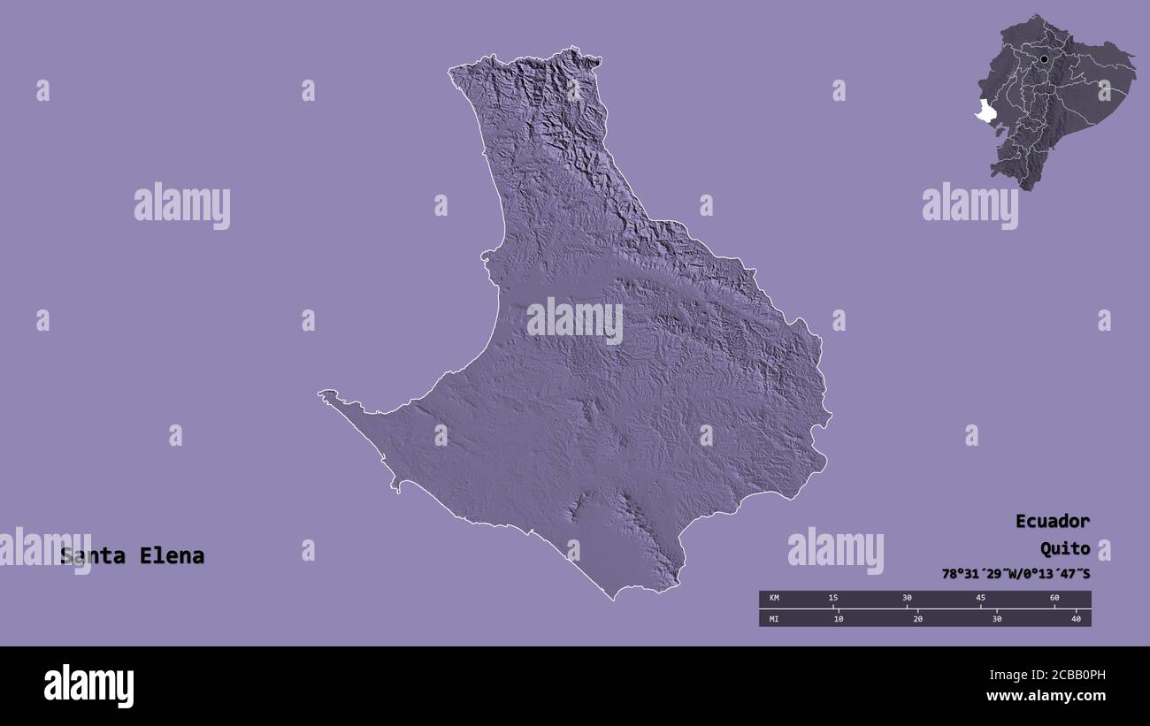 Map of ecuador santa elena hi-res stock photography and images - Alamy