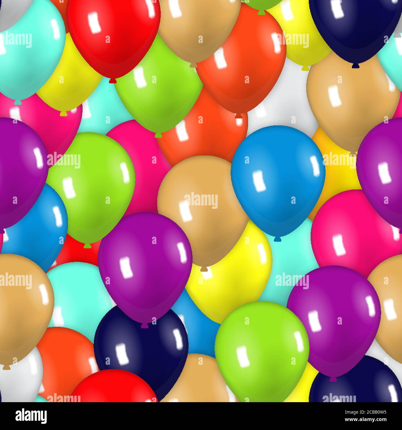 Bunch balloon birthday colored Stock Vector Images - Alamy