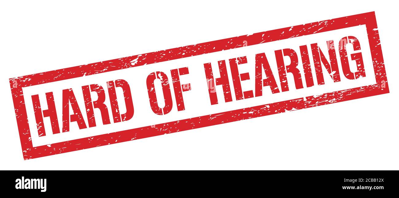 Hard of hearing word hi-res stock photography and images - Alamy