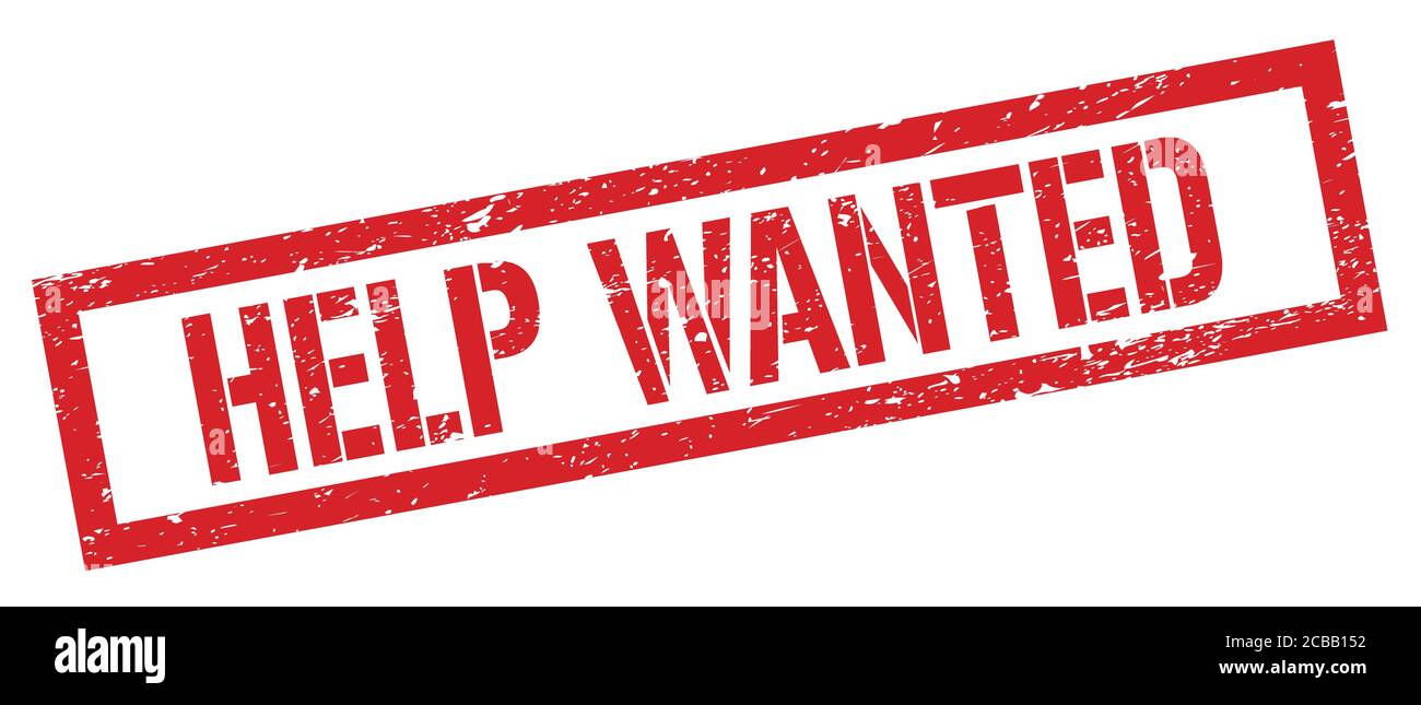 Help wanted seal hi-res stock photography and images - Alamy