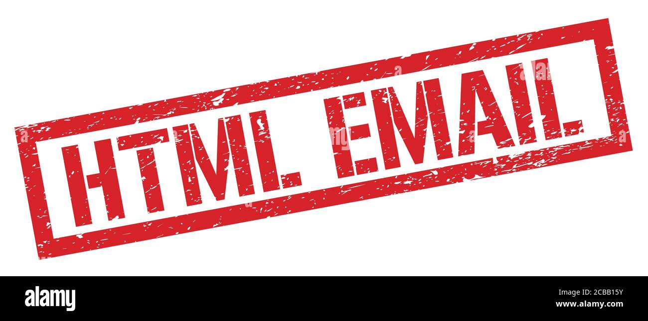 Html email stamp hi-res stock photography and images - Alamy