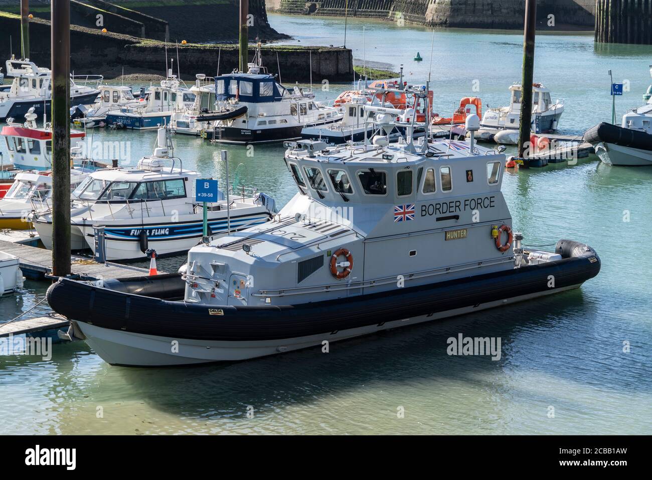 Uk border force boats hi-res stock photography and images - Alamy
