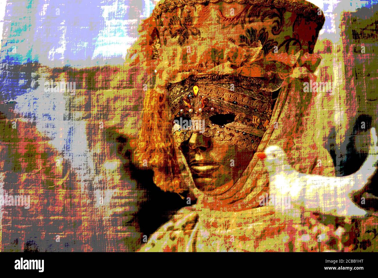 the pharaoh's mask on the parchment Stock Photo - Alamy