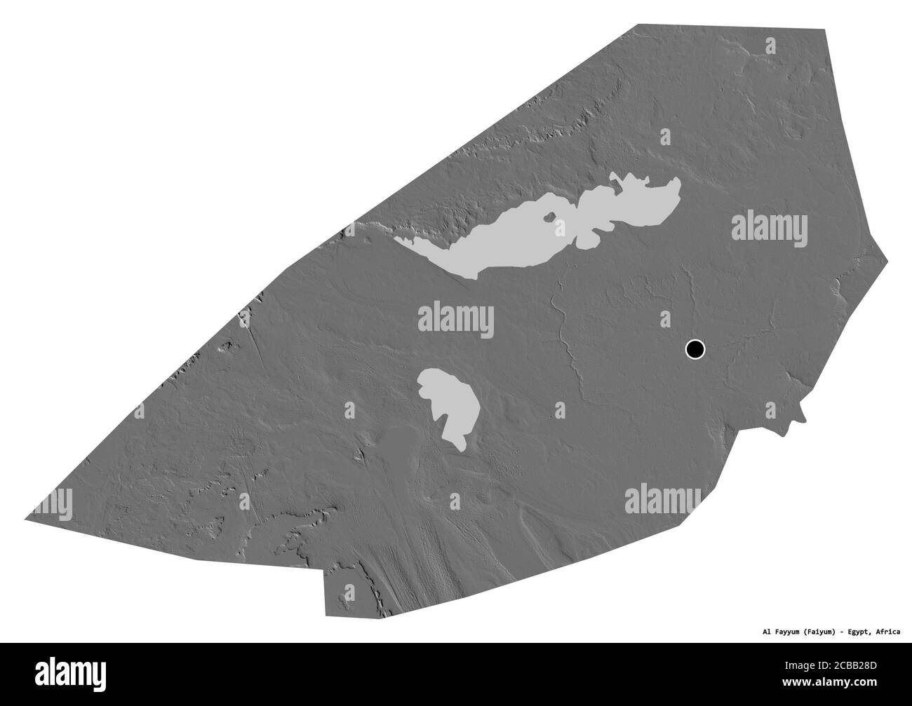 Map of al fayyum Cut Out Stock Images & Pictures - Alamy