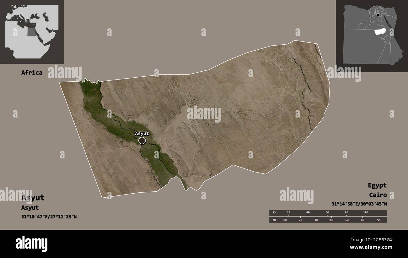 Asyut governorate egypt satellite hi-res stock photography and images ...