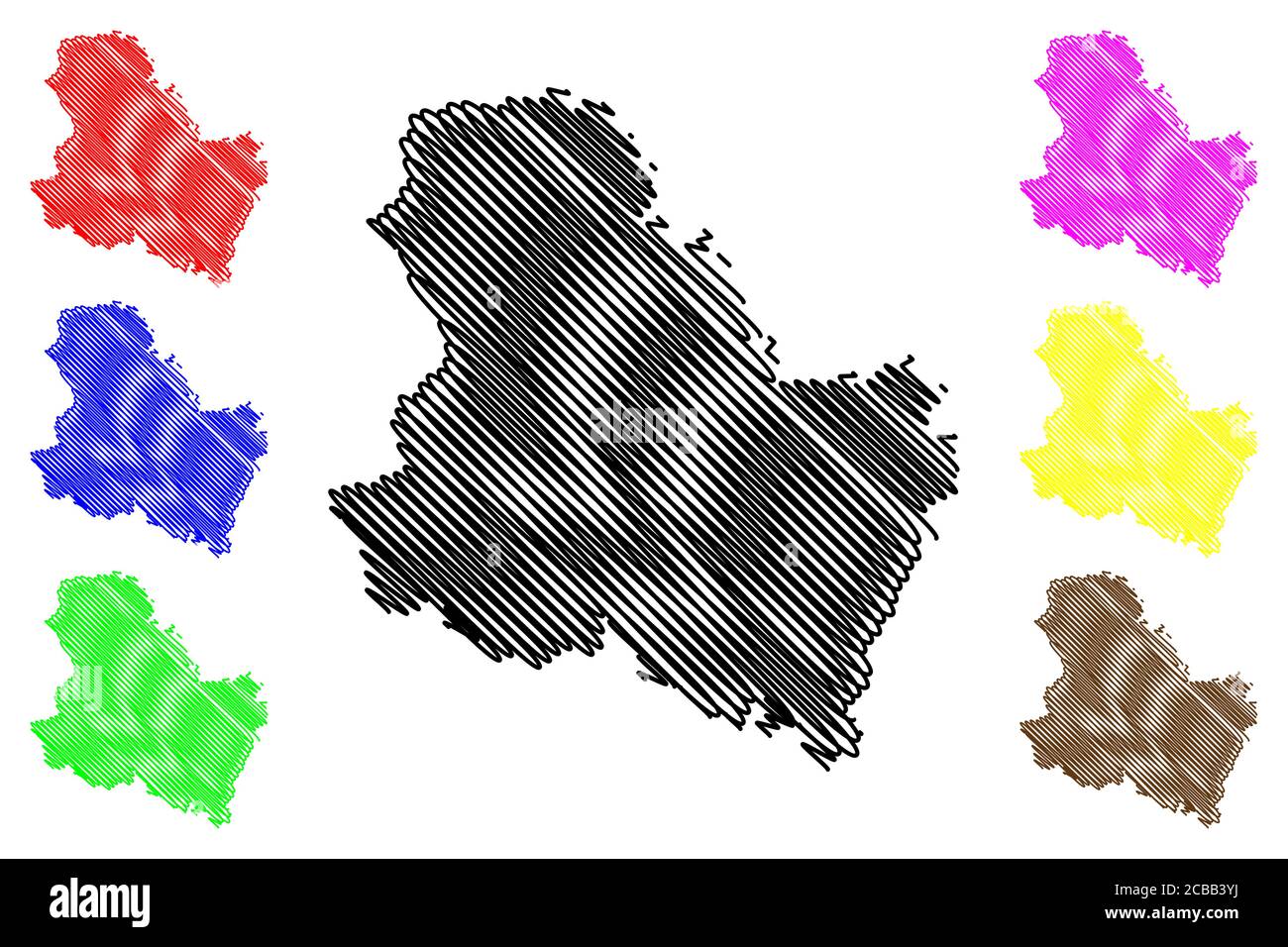 Map of yonne hi-res stock photography and images - Alamy