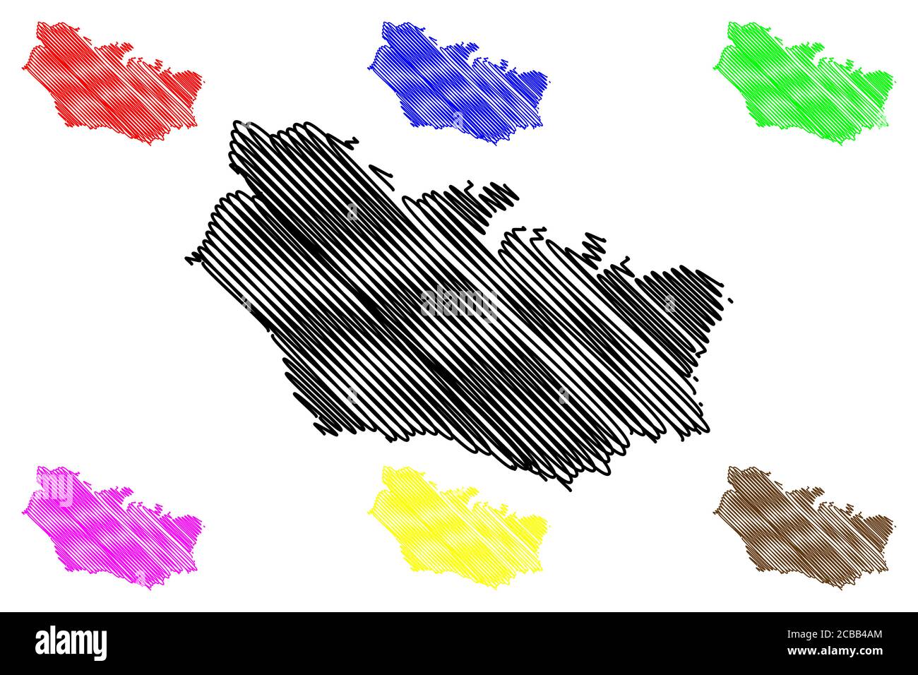 Somme Department (France, French Republic, Hauts-de-France region) map ...