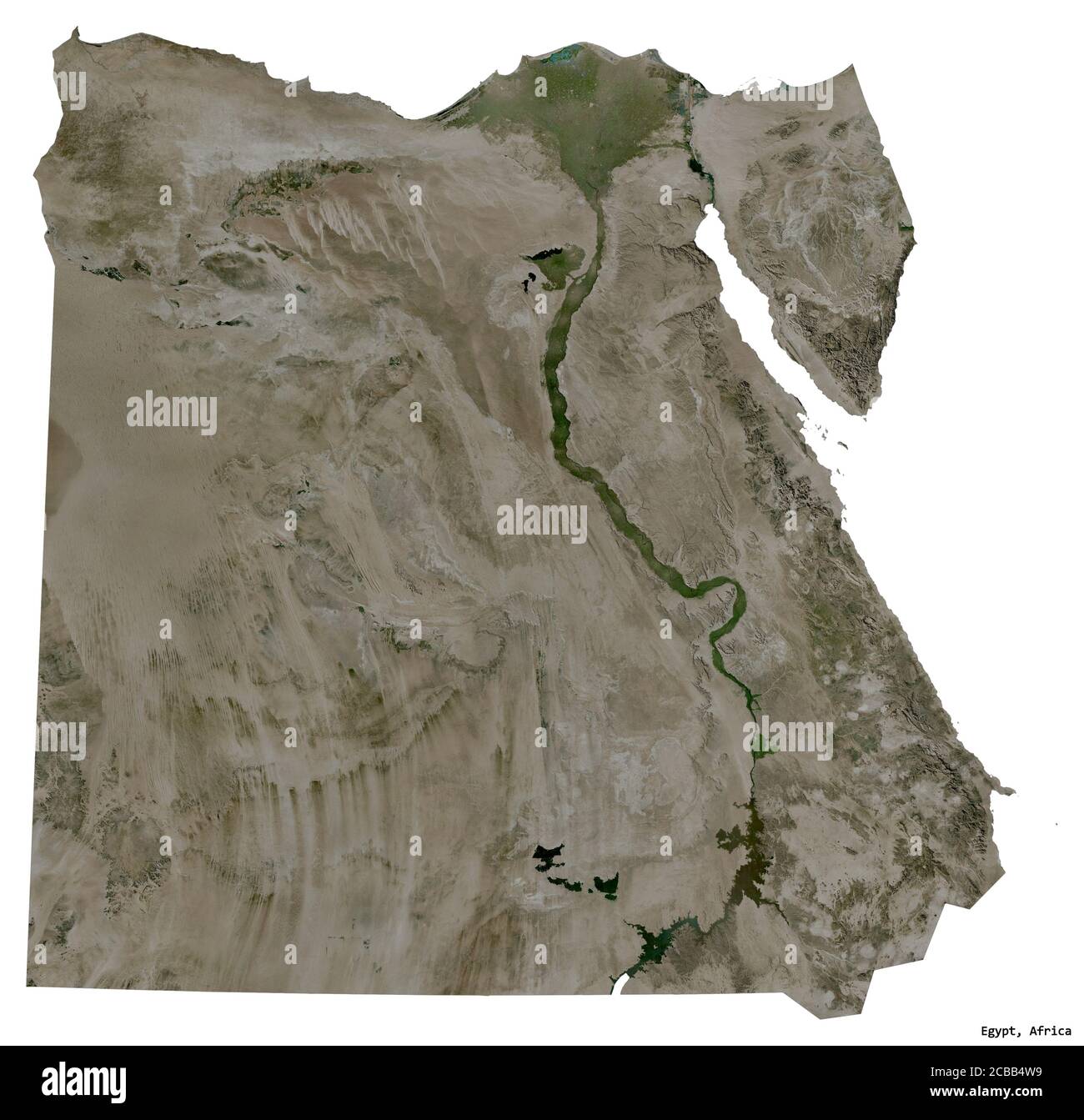 Egypt Map And Satellite Image