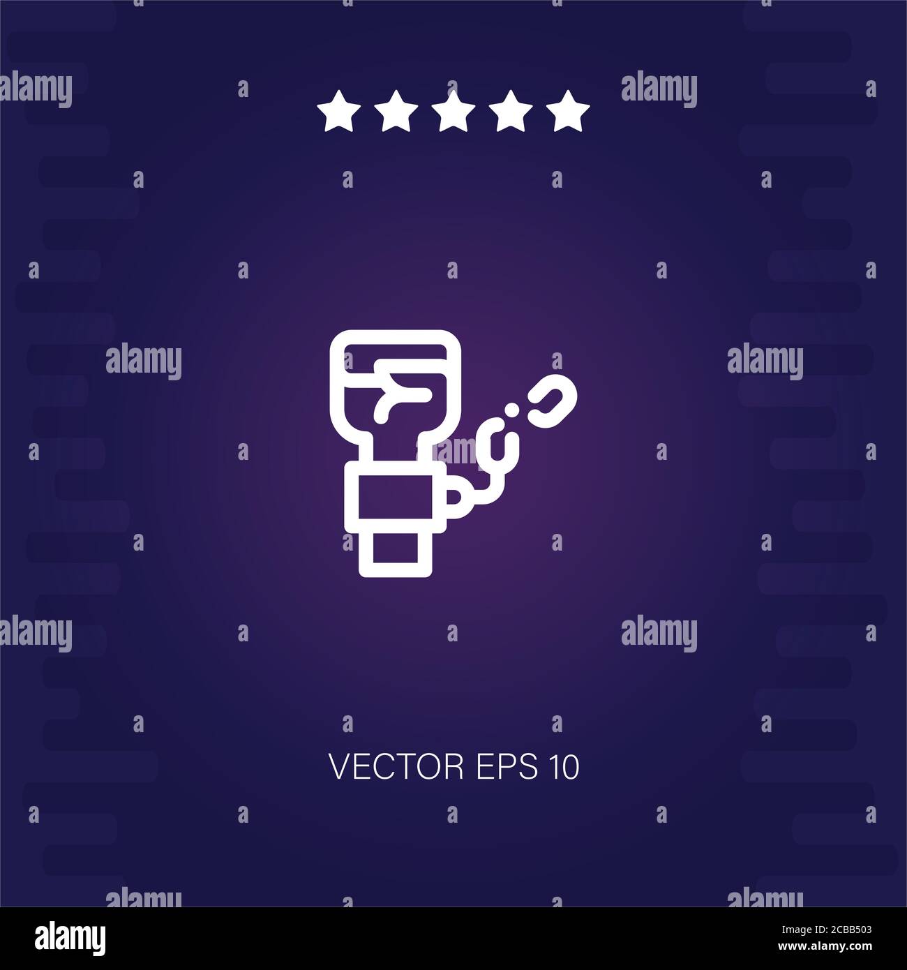 Judge in handcuffs fingerprint Stock Vector Images - Alamy