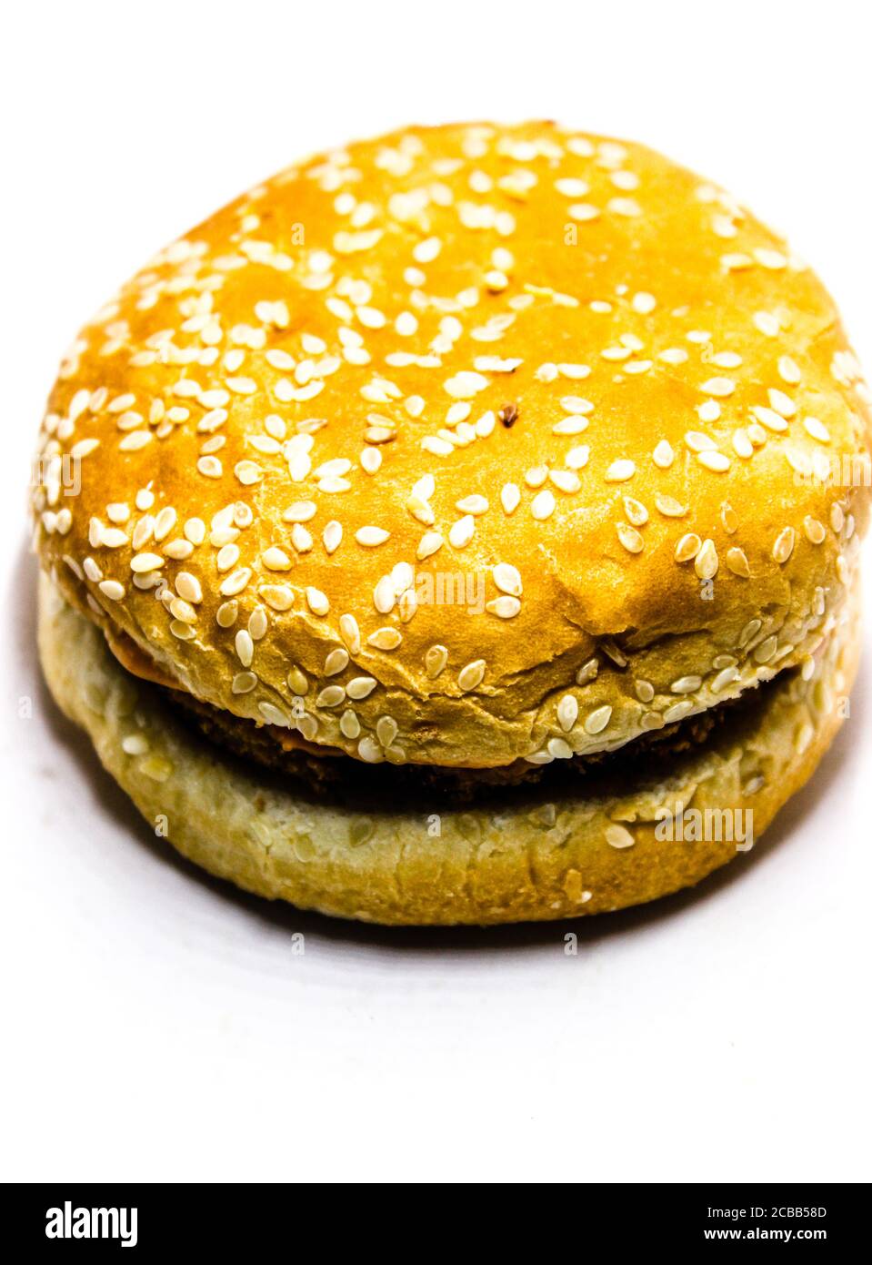 Burger made of meat Cut Out Stock Images & Pictures - Alamy