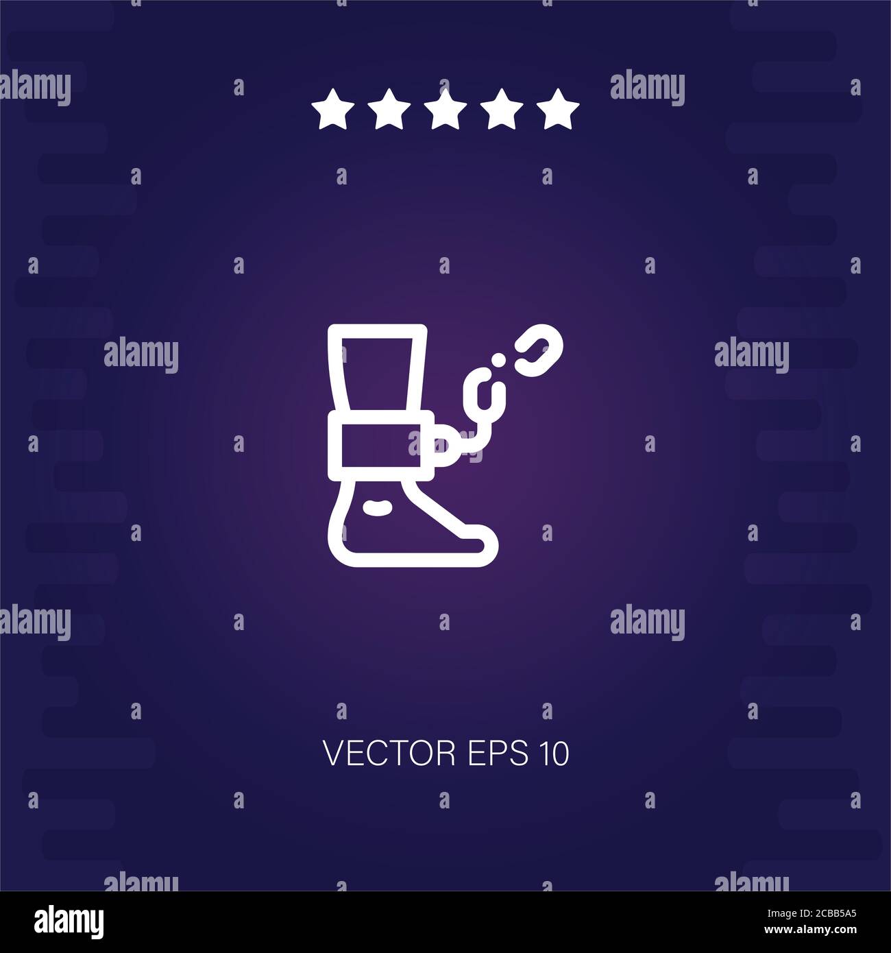 arrested vector icon modern illustration Stock Vector Image & Art - Alamy