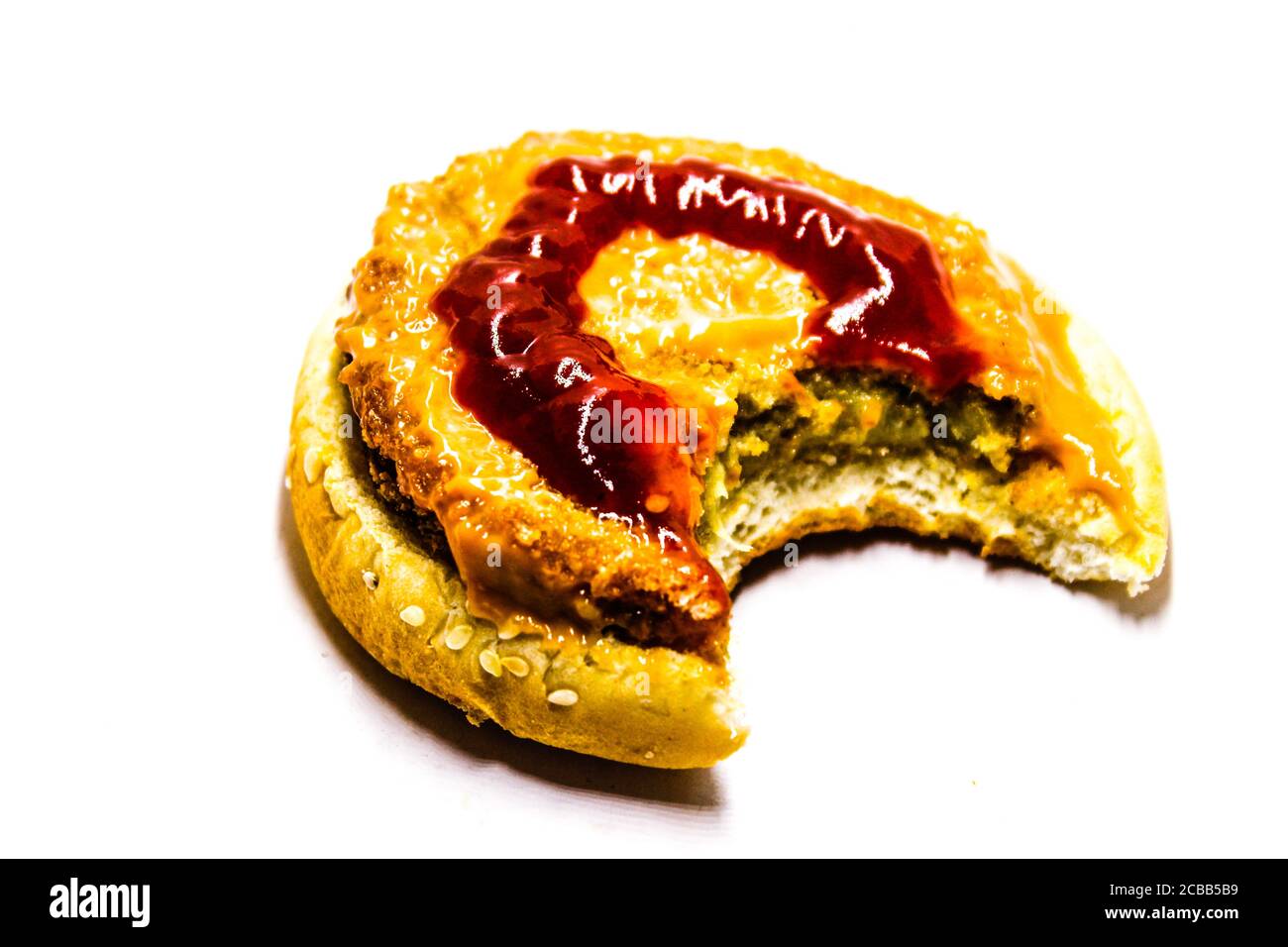Burger made of meat Cut Out Stock Images & Pictures - Alamy