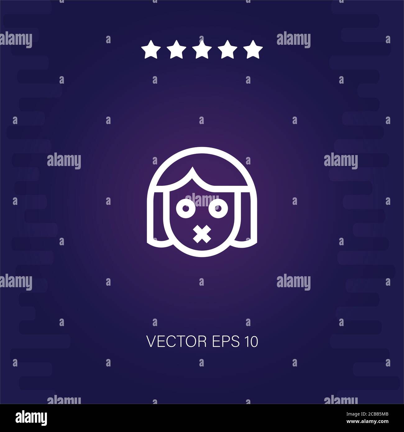 secret vector icon modern illustration Stock Vector Image & Art - Alamy