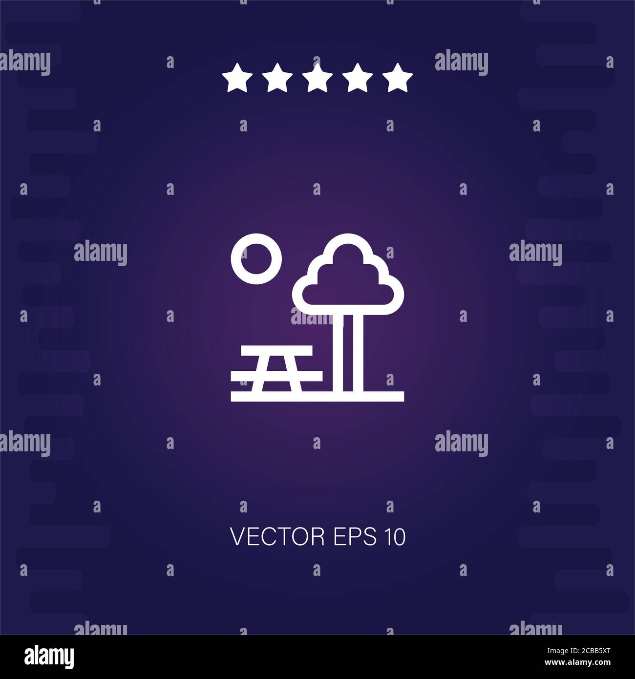 rest area vector icon modern illustration Stock Vector Image & Art - Alamy