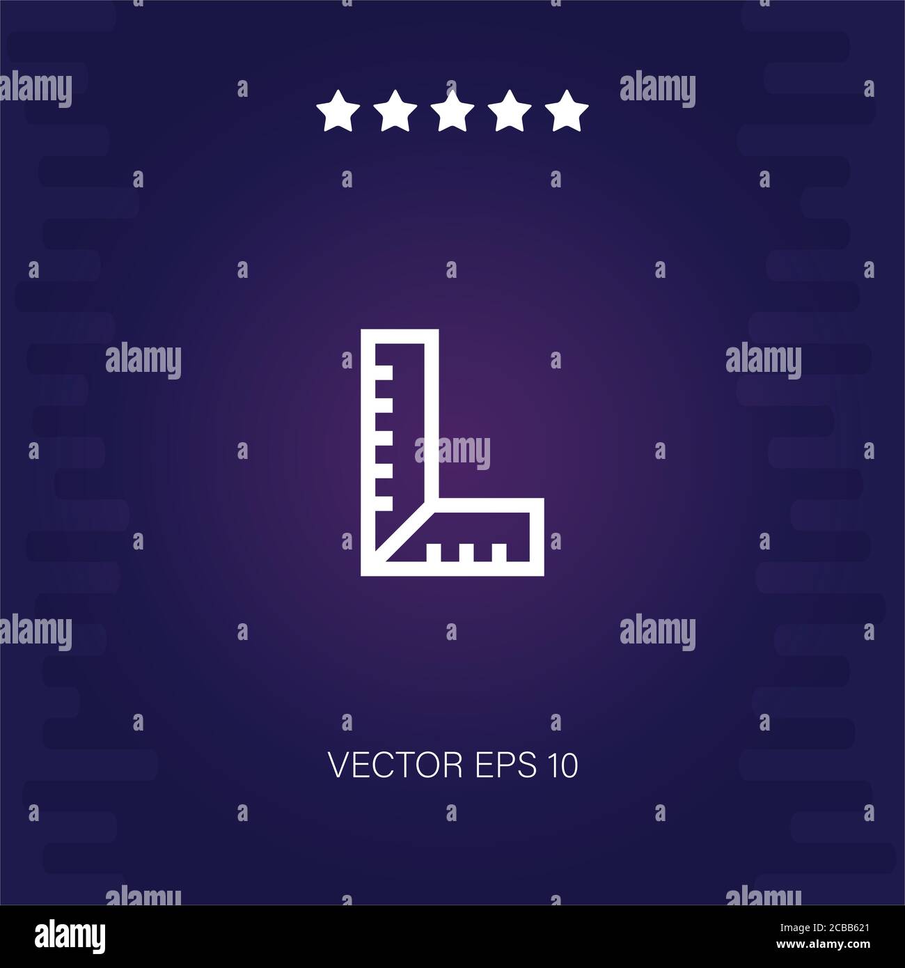 ruler vector icon modern illustration Stock Vector Image & Art - Alamy
