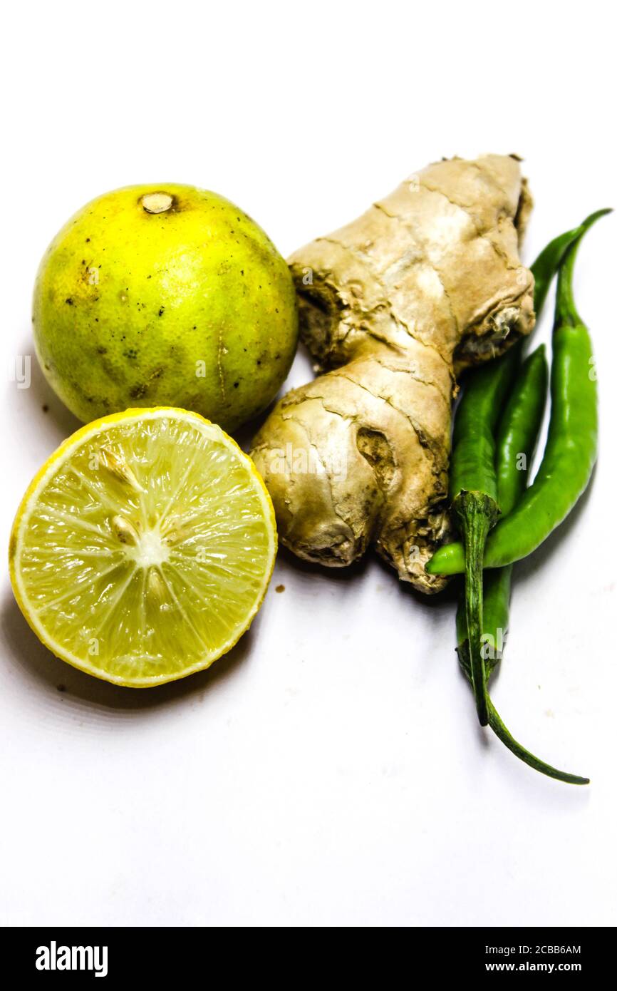 Vegetables fruits top view Cut Out Stock Images & Pictures - Alamy