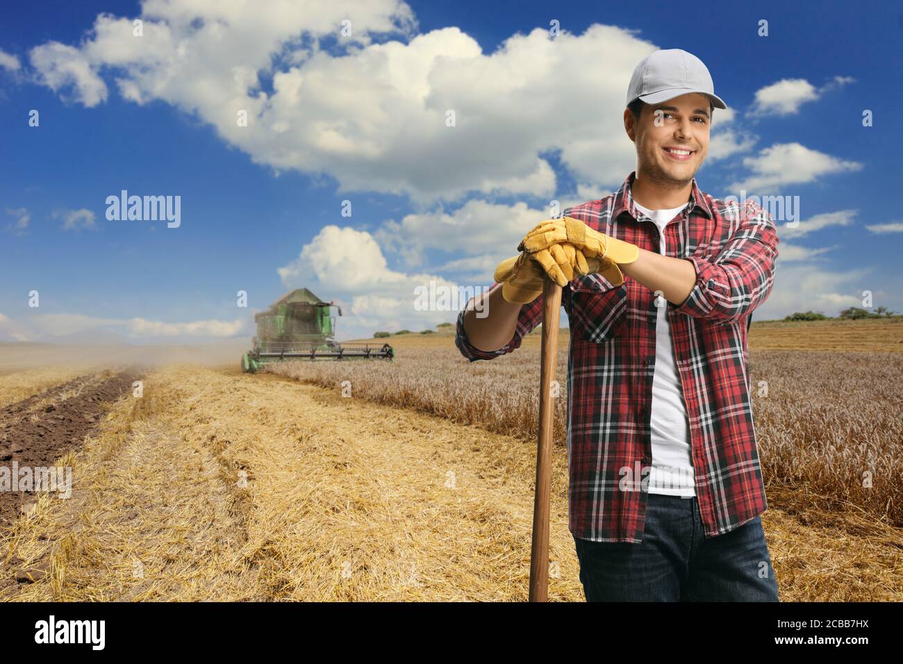 Farmer male caucasian back hi-res stock photography and images - Alamy