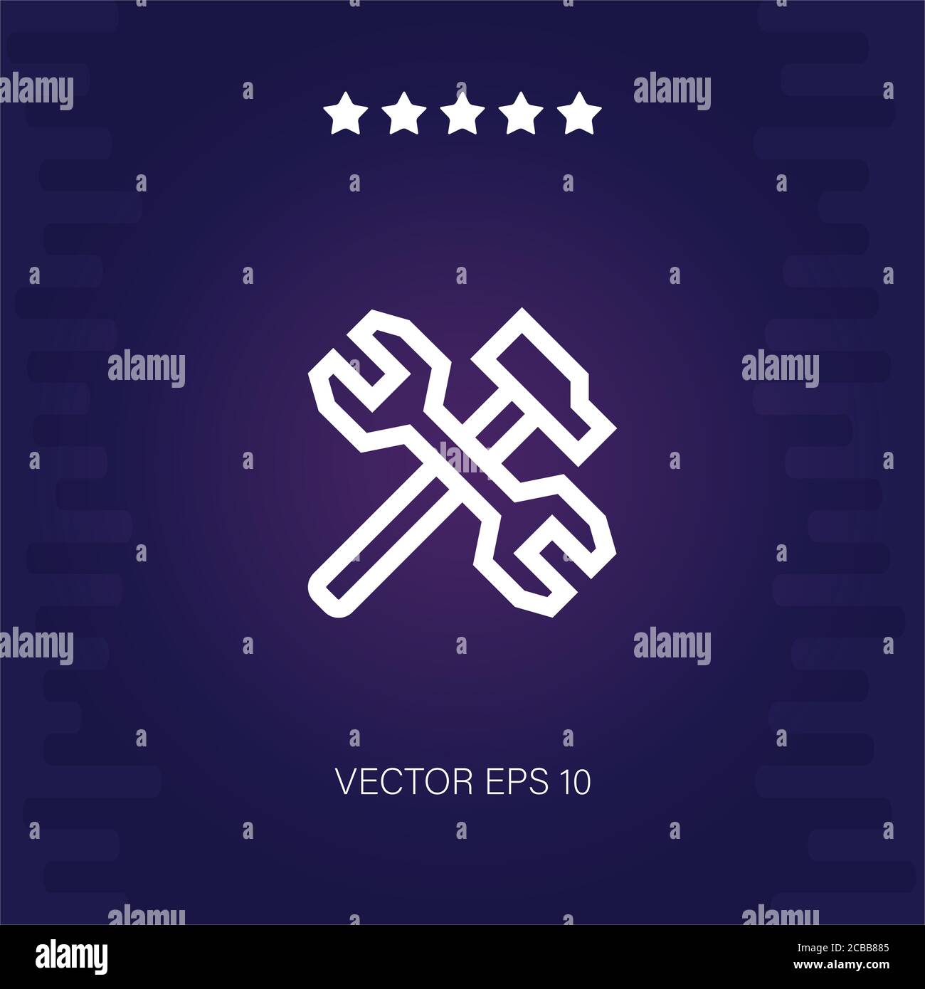 mechanic tools vector icon modern illustration Stock Vector Image & Art ...