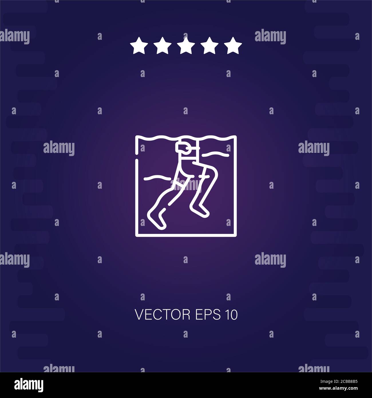 aqua vector icon modern illustration Stock Vector Image & Art - Alamy