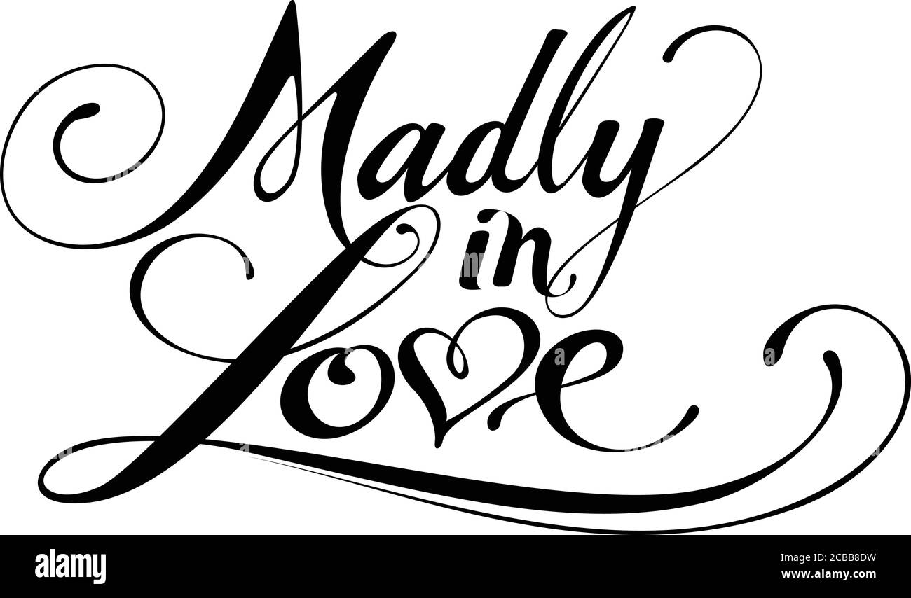 Custom Calligraphy Text Stock Vector Image And Art Alamy