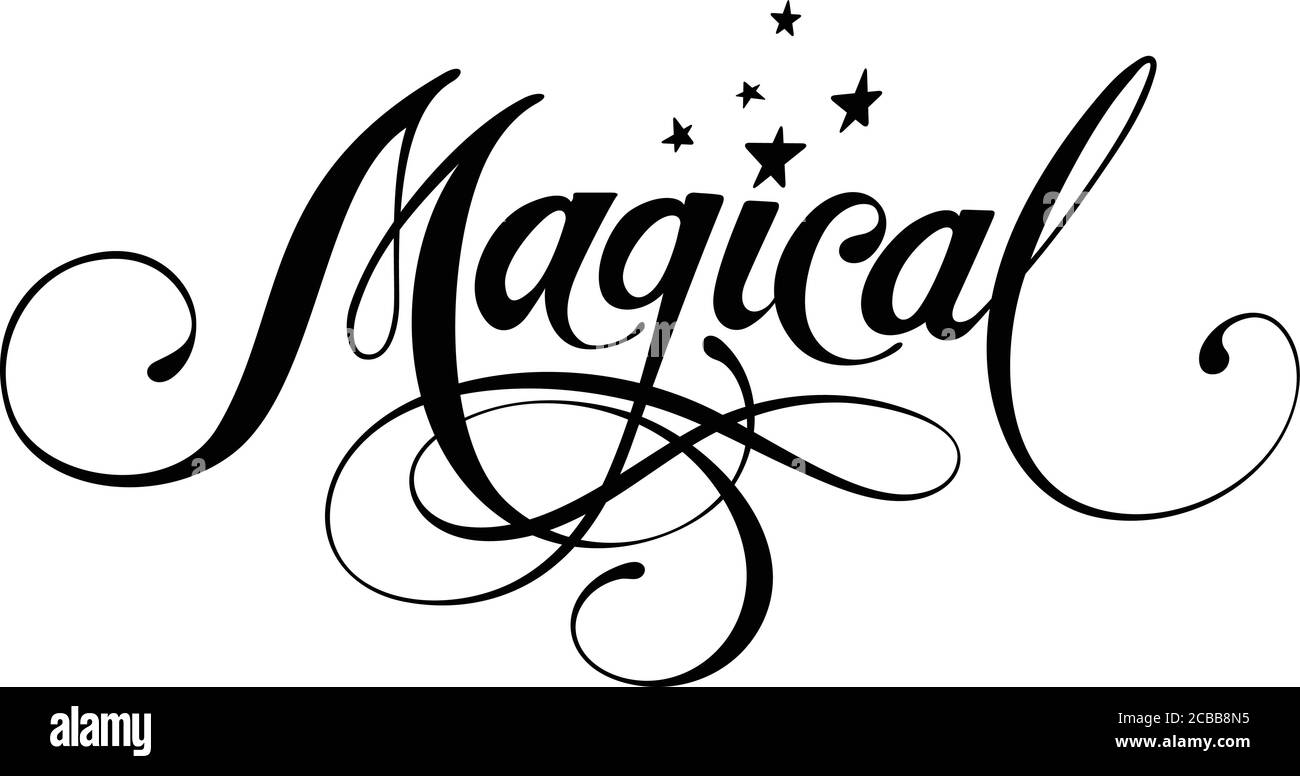 Custom calligraphy text Stock Vector Image & Art - Alamy