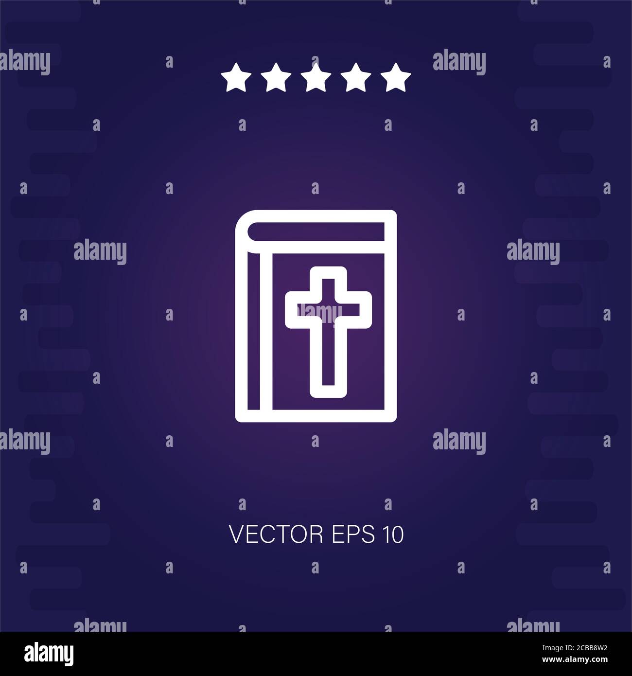 bible vector icon modern illustration Stock Vector Image & Art - Alamy