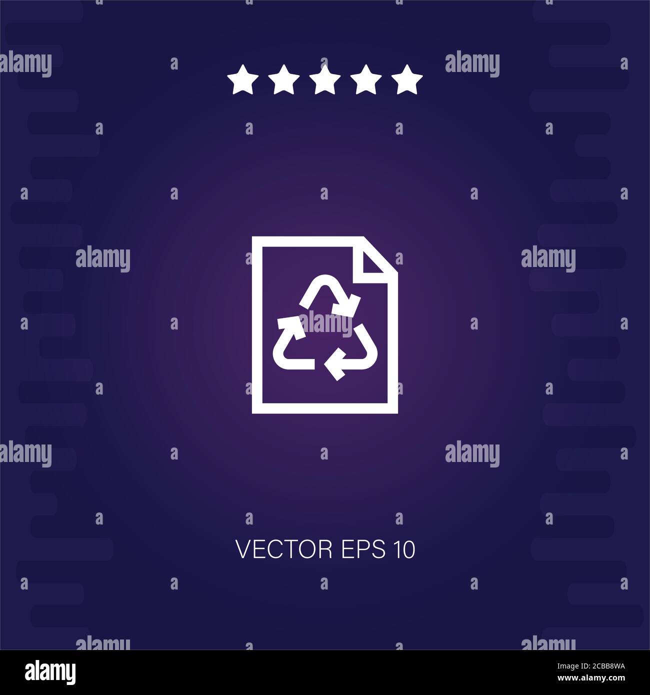 recycle vector icon modern illustration Stock Vector Image & Art - Alamy