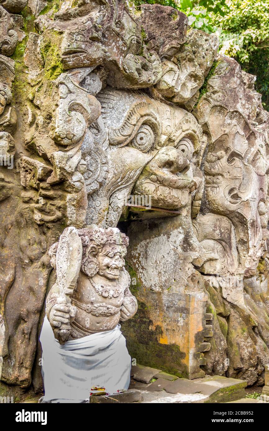 Goa Gajah temple in Bali, Indonesia Stock Photo - Alamy